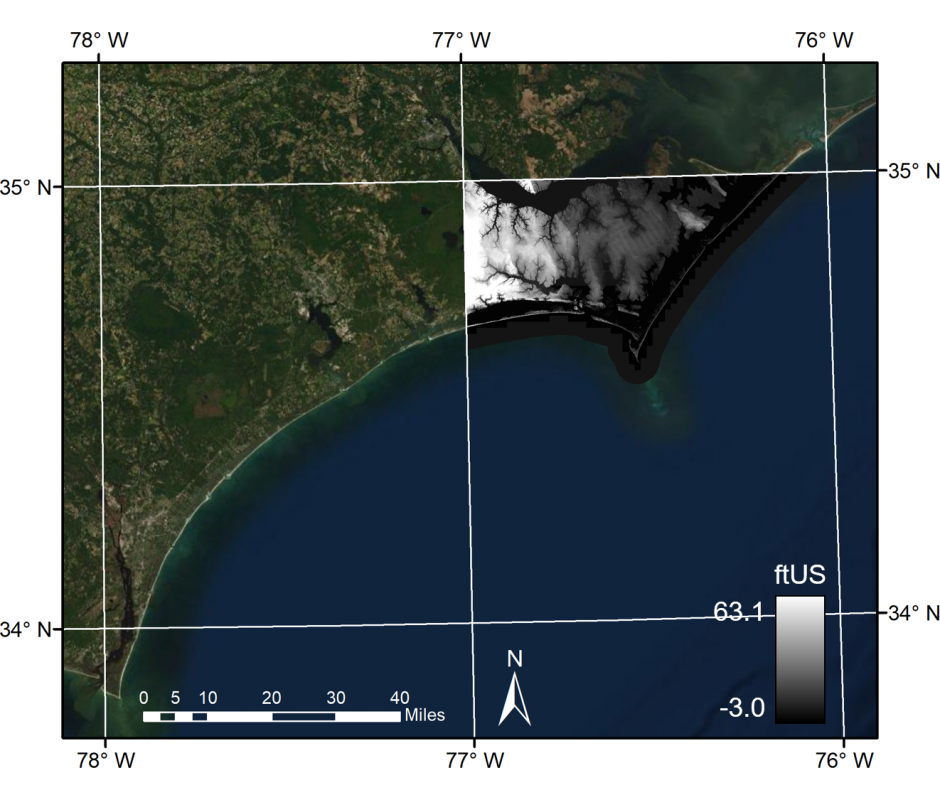 Downscaling ADCIRC Flooding Inundation Extents Using Kalpana | Coastal ...